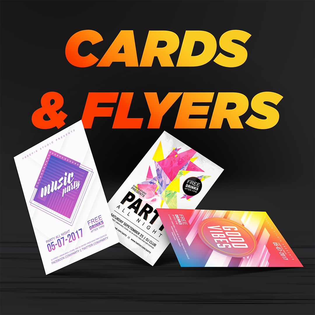 Cards & Flyers – DTF STL